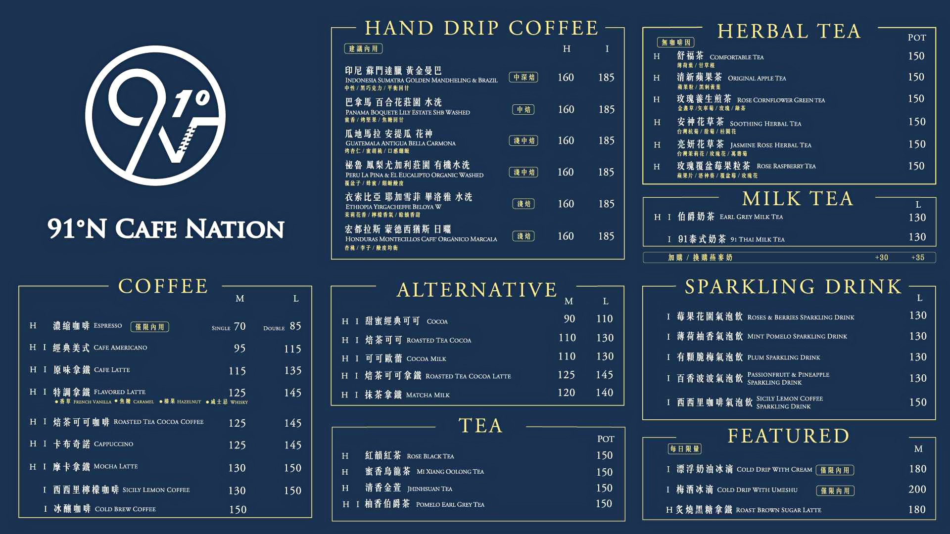 91°N CAFE NATION - 品牌介紹 | 梧樂新創園區 WE LOVE PARK｜海波浪餐飲集團